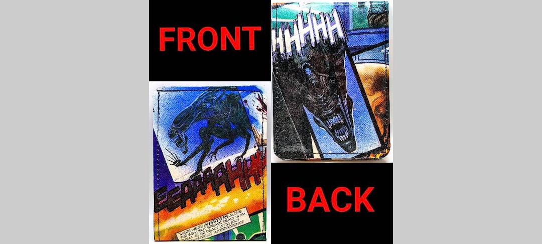 Alien Wallet Xenomorph Wallet Comic Book Wallet - Etsy