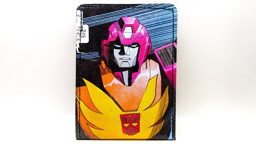 Transformers Wallet - Hot Rod Wallet - Comic Book Wallet - Etsy