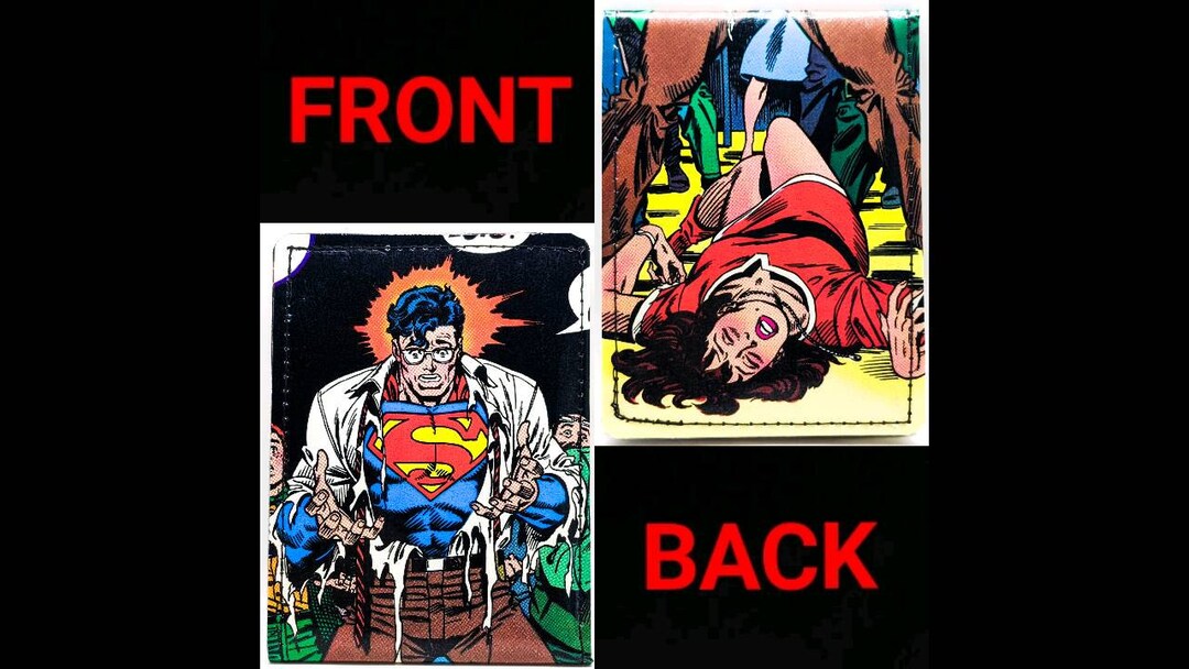 Superman Wallet - Deluxe Comic Book Wallet - Vintage 1981 Superman ...