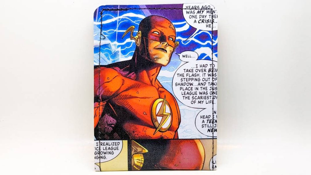 The Flash Wallet - Comic Book Wallet - Etsy