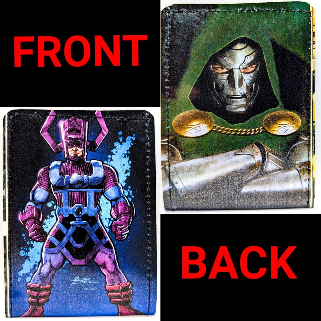 Doctor Doom Wallet - Galactus Wallet - Comic Book Wallet - Etsy