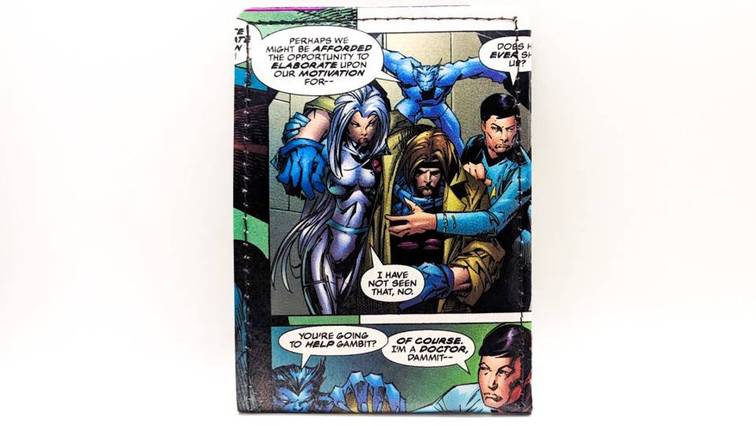 X-men Wallet - Comic Book Wallet - Gambit, Storm - Etsy