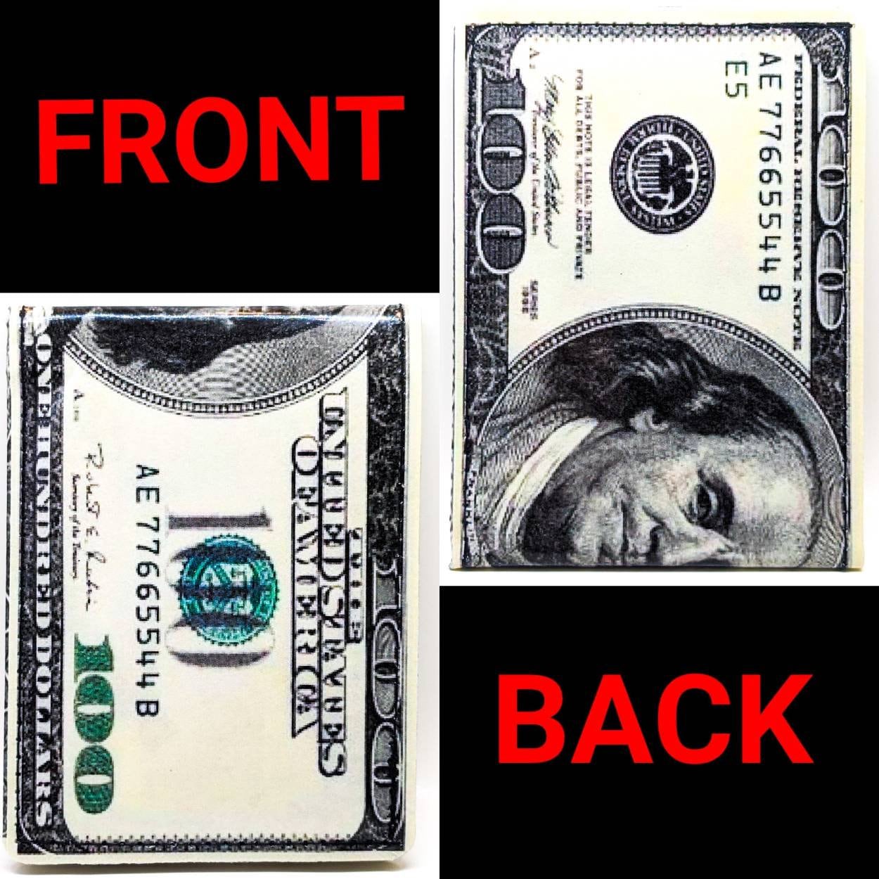 100 Dollar Bill Wallet Money Wallet | Etsy