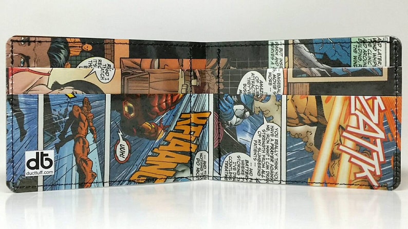 Sewn Comic Book Wallet Iron Man Design 15 - Etsy