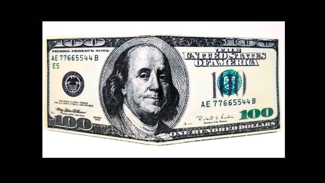 100 Dollar Bill Wallet Money Wallet - Etsy