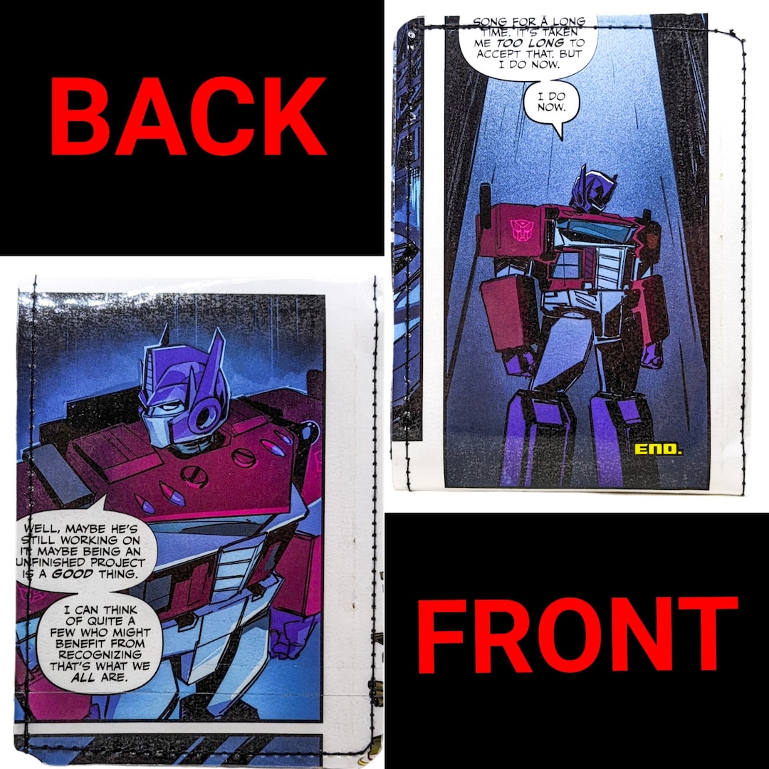 Optimus Prime Wallet Transformers Wallet Comic Book Wallet - Etsy