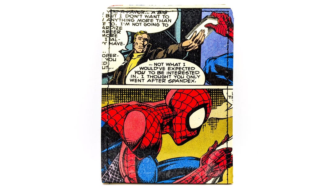 Spider-man Wallet - Comic Book Wallet - Vintage Spider-man - Etsy