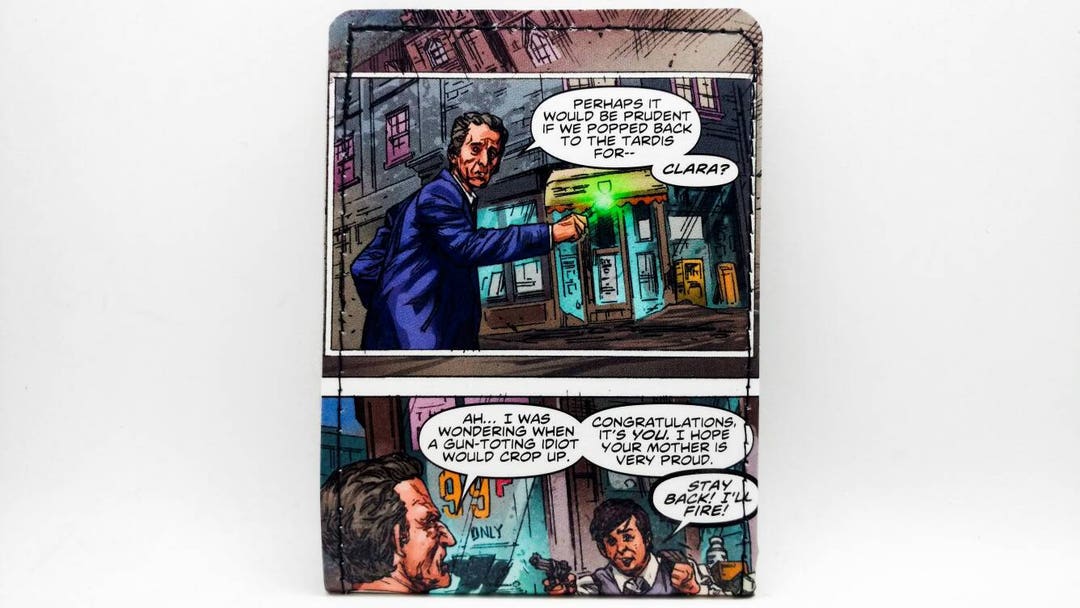 Doctor Who Wallet Comic Book Wallet - Etsy