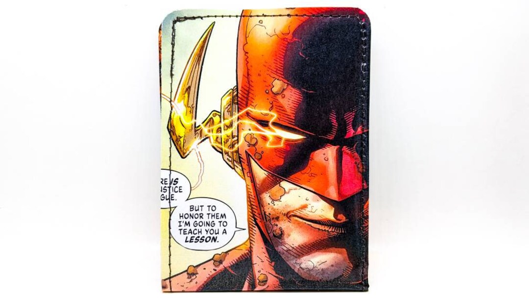 The Flash Wallet - Comic Book Wallet - Etsy