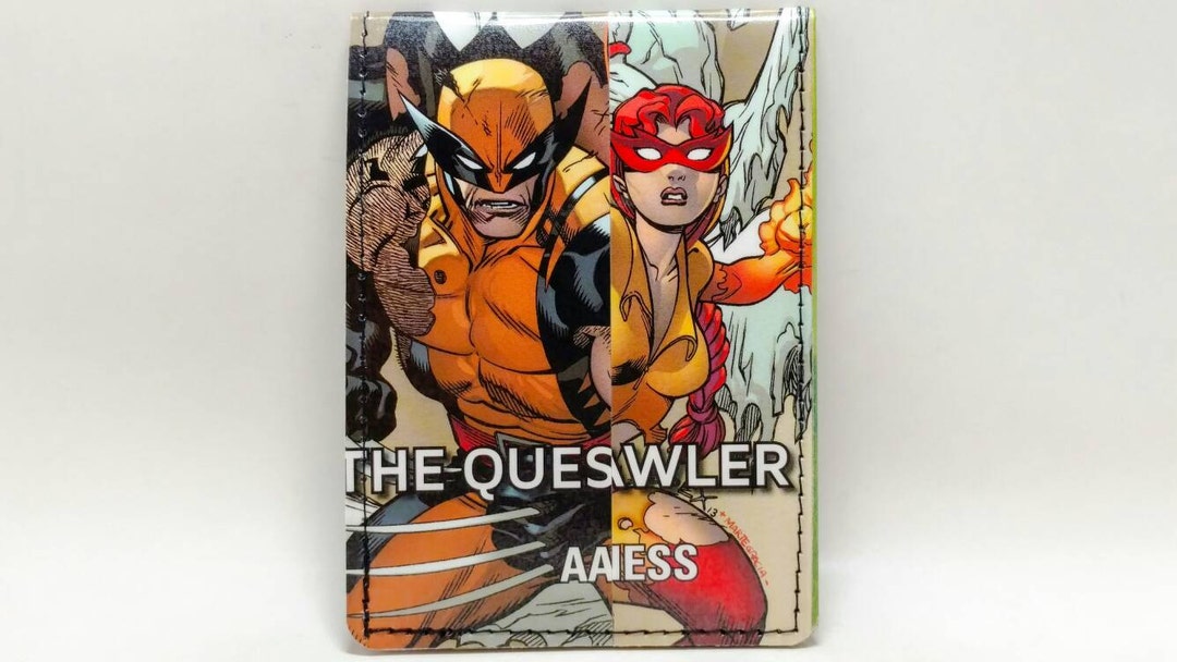 Sewn Comic Book Wallet - X-men - Wolverine, Firestar, Iceman, Storm ...