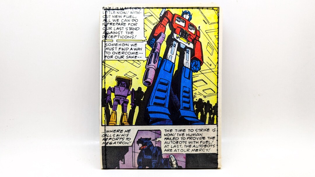 Optimus Prime Wallet - Comic Book Wallet - Vintage Transformers Wallet ...