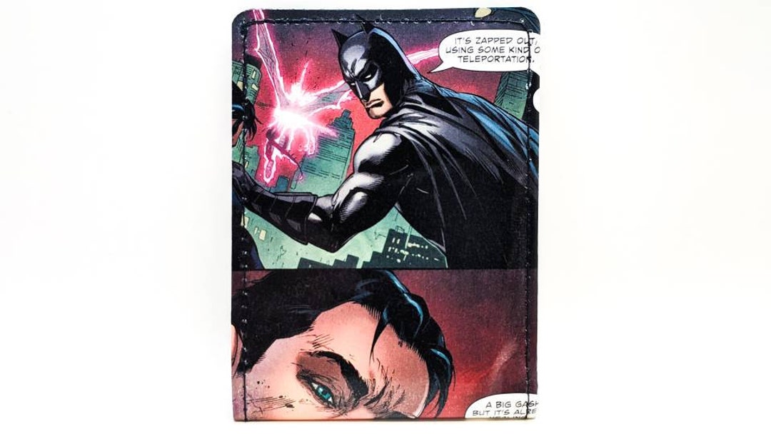 Batman Wallet Comic Book Wallet Superman - Etsy