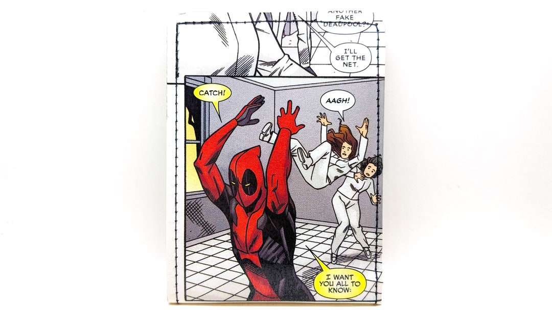 Deadpool Wallet - Comic Book Wallet - Etsy
