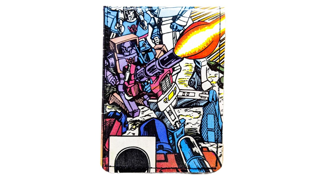 Optimus Prime Wallet Comic Book Wallet Vintage Transformers Wallet ...