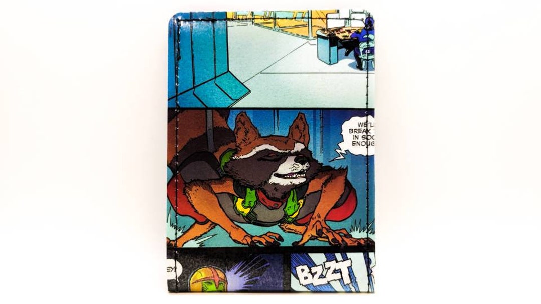 Rocket Racoon Wallet - Guardians of the Galaxy Wallet - Comic Book ...