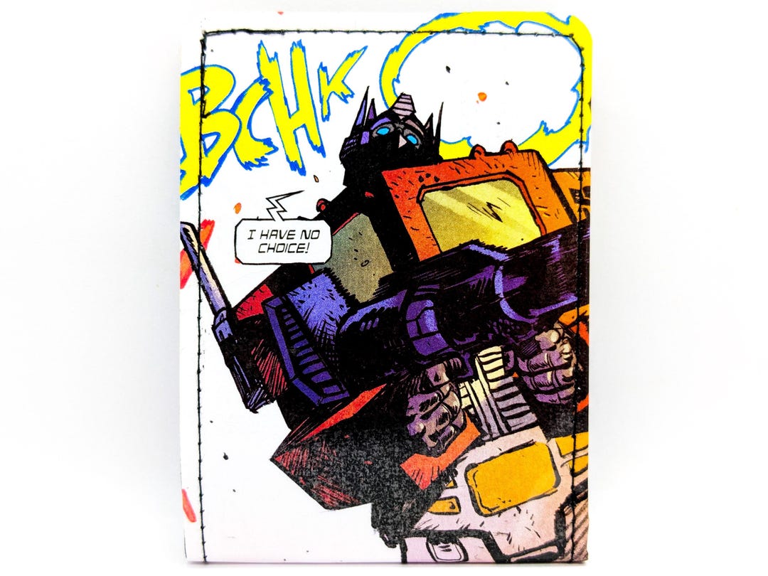 Transformers Wallet - Optimus Prime Wallet - Comic Book Wallet - Etsy