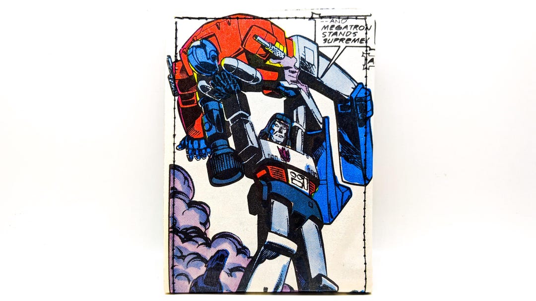 Optimus Prime Wallet Megatron Wallet Comic Book Wallet Vintage ...