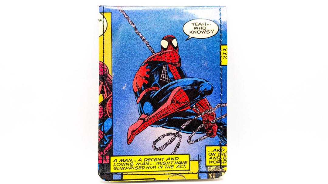 Spider-man Wallet - Comic Book Wallet - Vintage Spider-man - Etsy