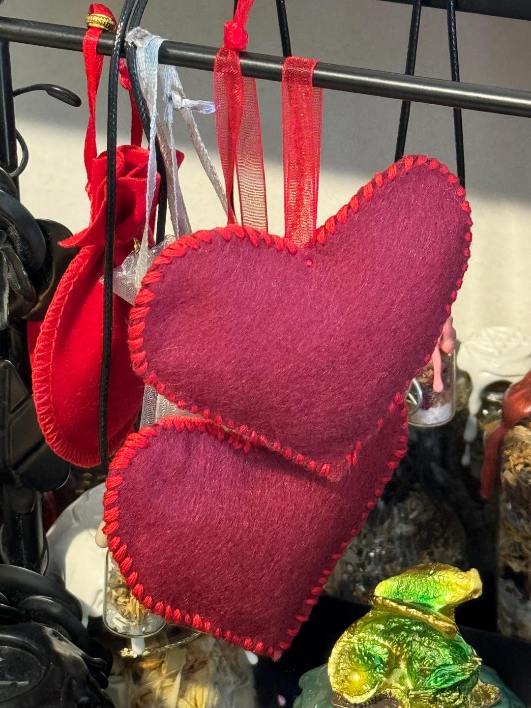 Love Spell Heart Mojo Bag | Hand-sewn With Loving Intentions | Wicca ...