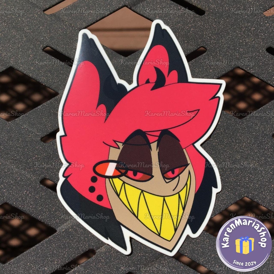 Alastor Hazbin Hotel Stickers, Hazbin Hotel Bumper Vinyl Decal, Car ...