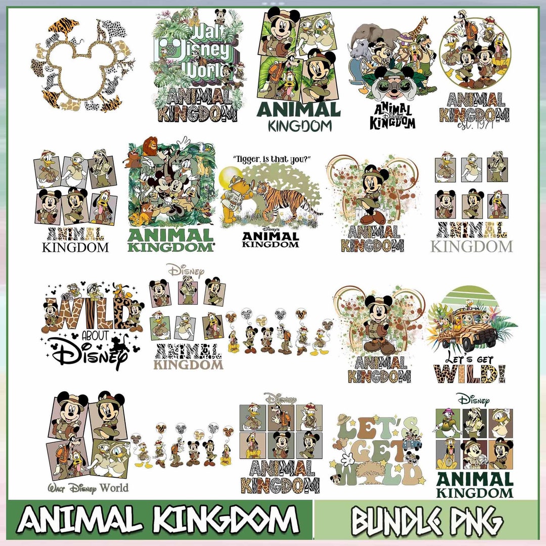 Best Seller Animal Kindom Bundle Svg, Family Safari Tour Svg, Leopard ...