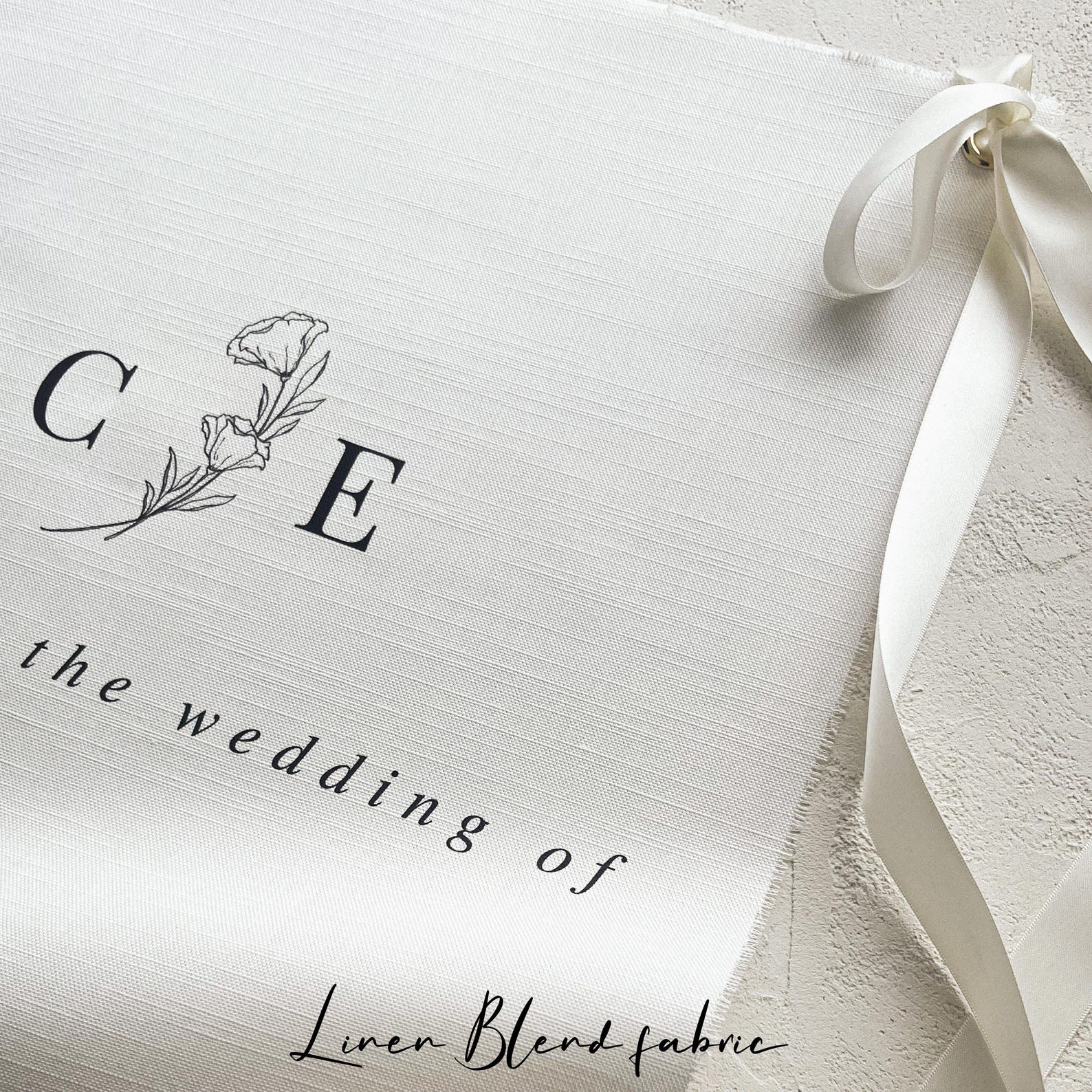 Custom Fabric Wedding Sign – Please Find Your Seat Table Banner Print ...