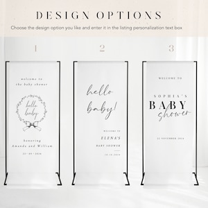 Charming Linen Baby Shower Sign, Welcome Linen Sign, Baby Shower Fabric ...