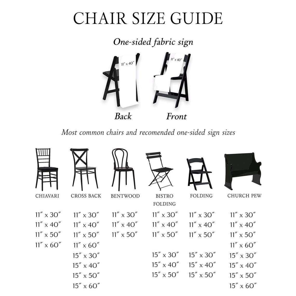 In Loving Memory Wedding Chair Sign – Memorial Fabric Banner for ...