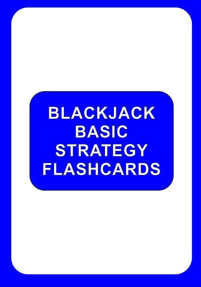 Blackjack Basic Strategy Flashcards: Printable Full Color (PDF Download) - Etsy