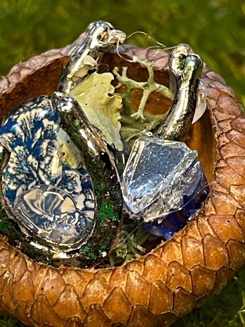 Lucky’s Treasure Chest- A Fairy Treasure Set Inside a Real Acorn Top ...