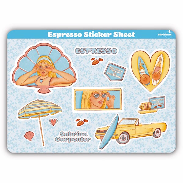 Sabrina Carpenter Stickers - Etsy