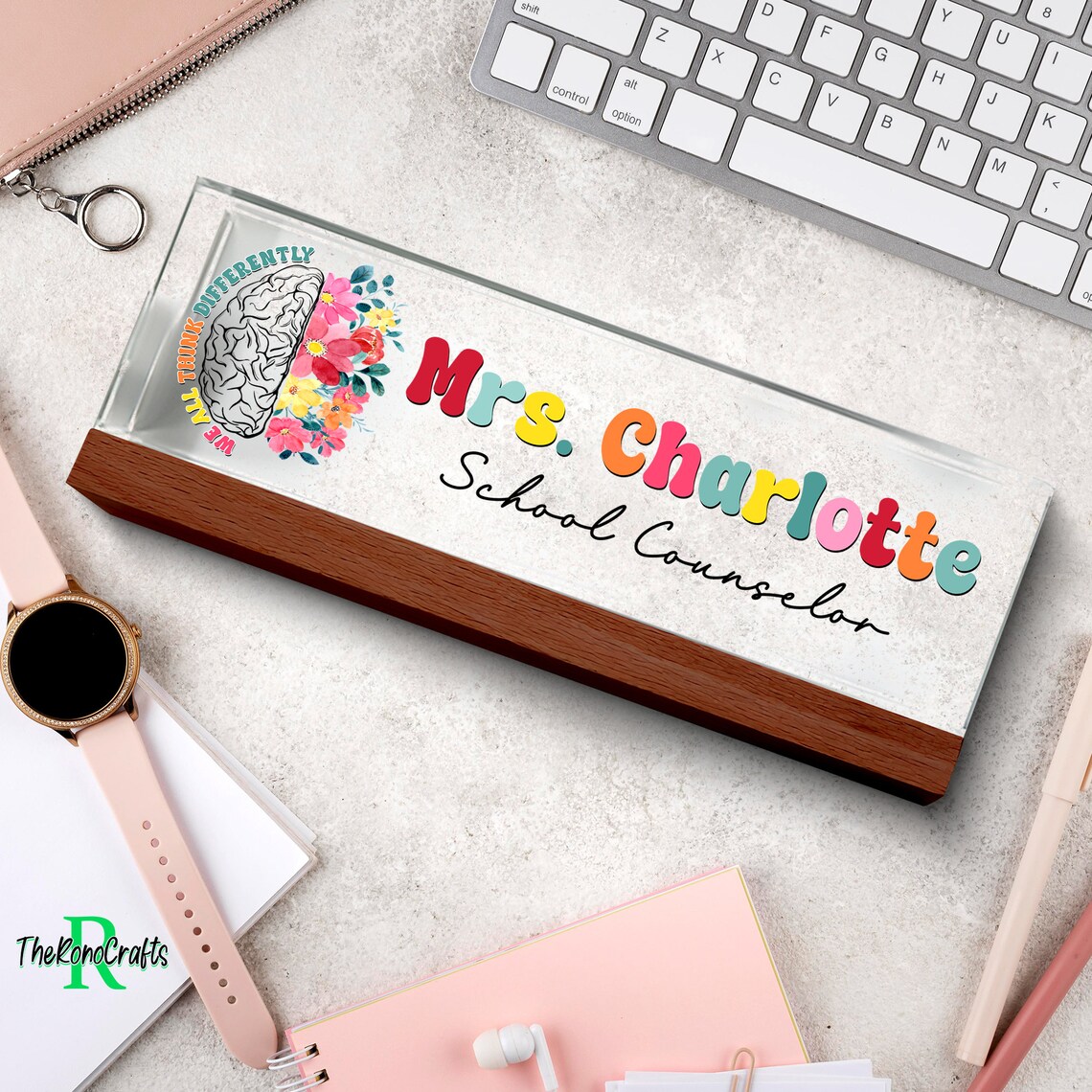 School Counselor Name Sign, We All Think Differently, Psychologist ...