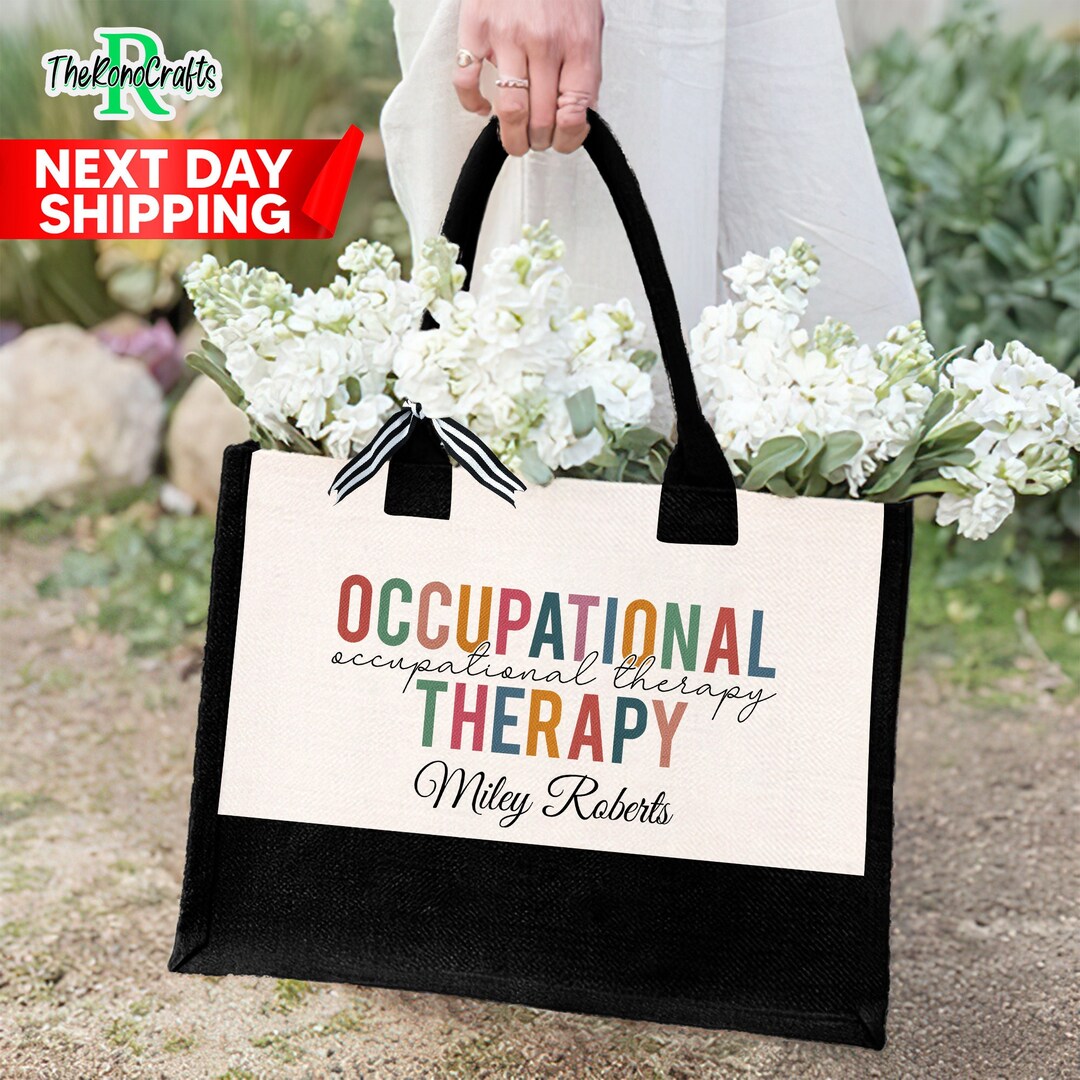 Occupational Therapy Tote Bag, OT Helping You Grow Your Own Way ...