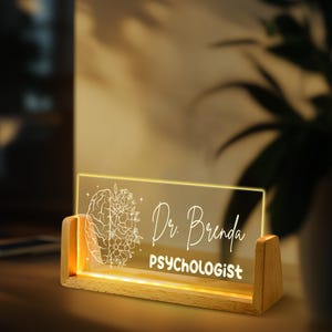 Psychologist Desk Name Plate, Neurologist Desk Sign, Psychology Student ...