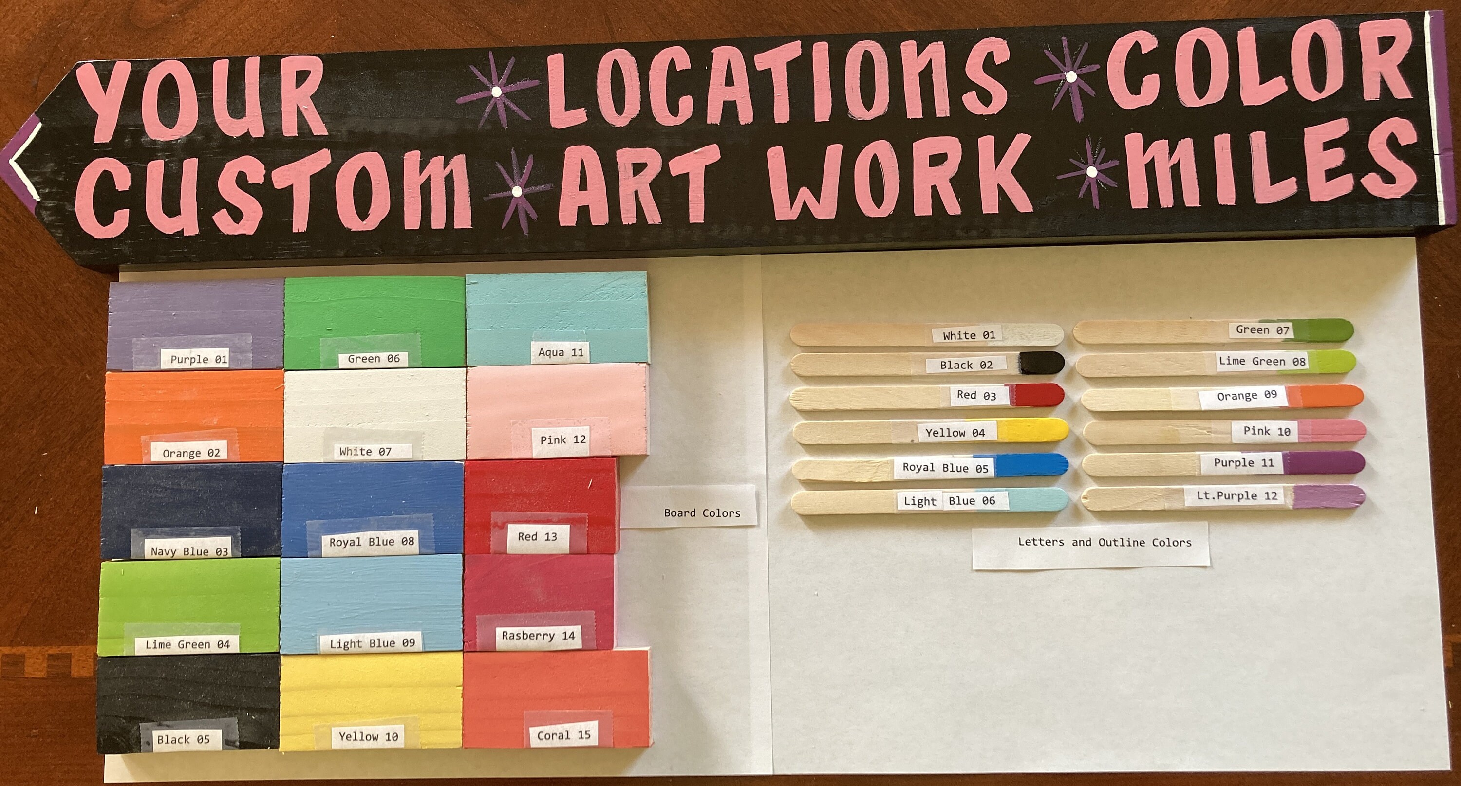 Directional Signs-tropical Signs, Handmade Destination Arrow Signs-all ...