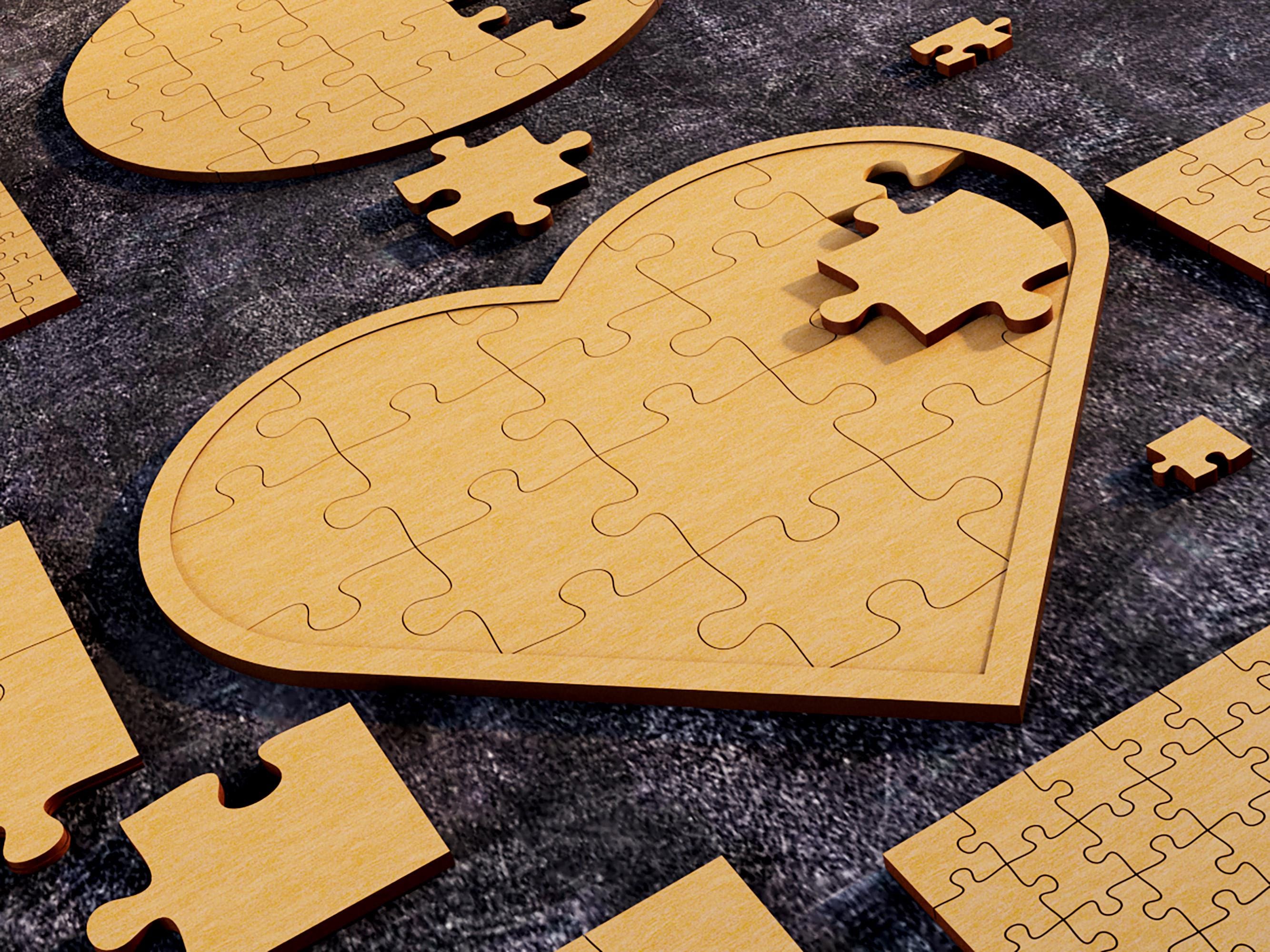 Puzzles Svg, Puzzles Laser Cut Svg Bundle - Etsy