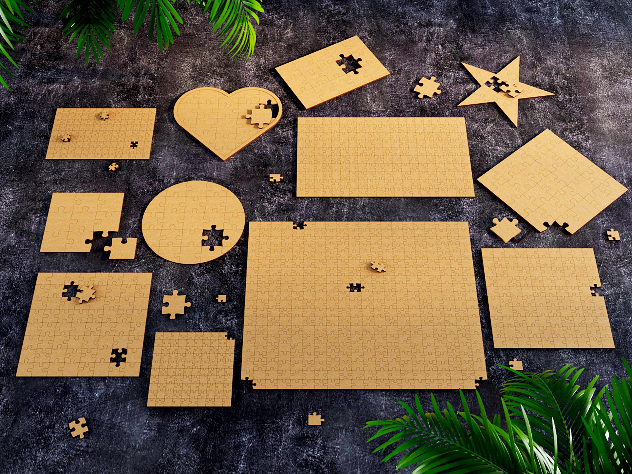 Puzzles Svg, Puzzles Laser Cut Svg Bundle - Etsy