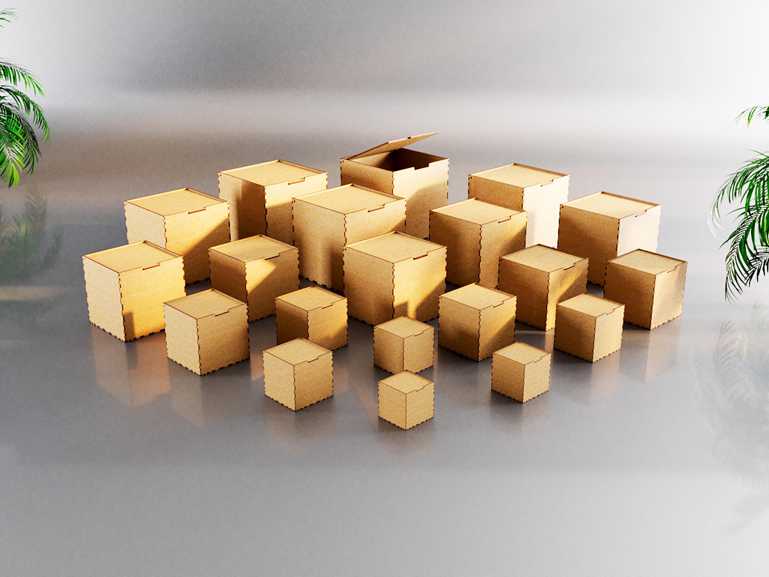 20 Different Pattern Box Laser Cut Svg Files - Etsy Australia