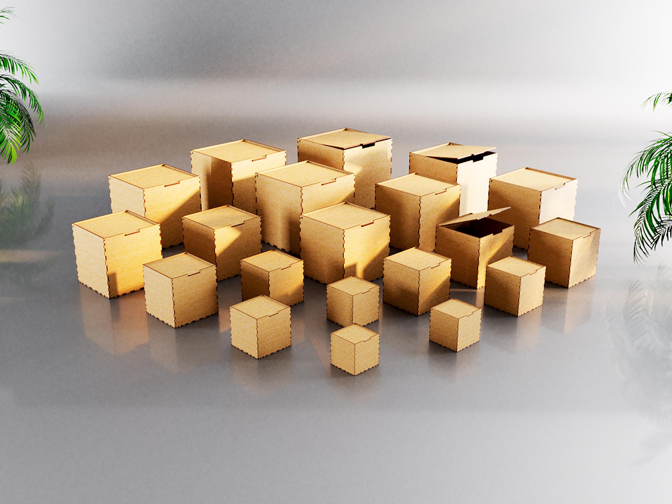 20 Different Pattern Box Laser Cut Svg Files - Etsy Australia