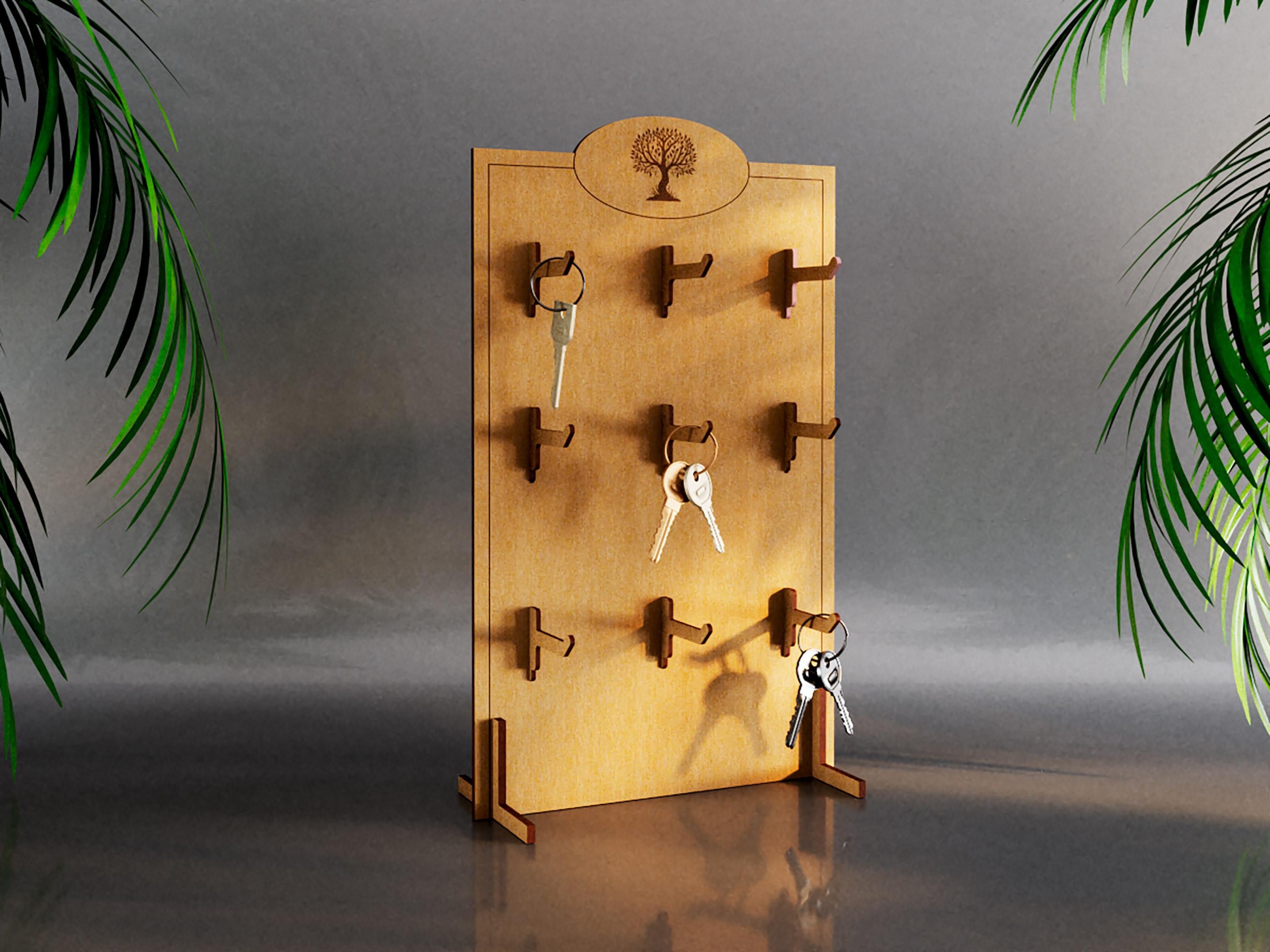 Keychain Display Stand Digital File - Etsy