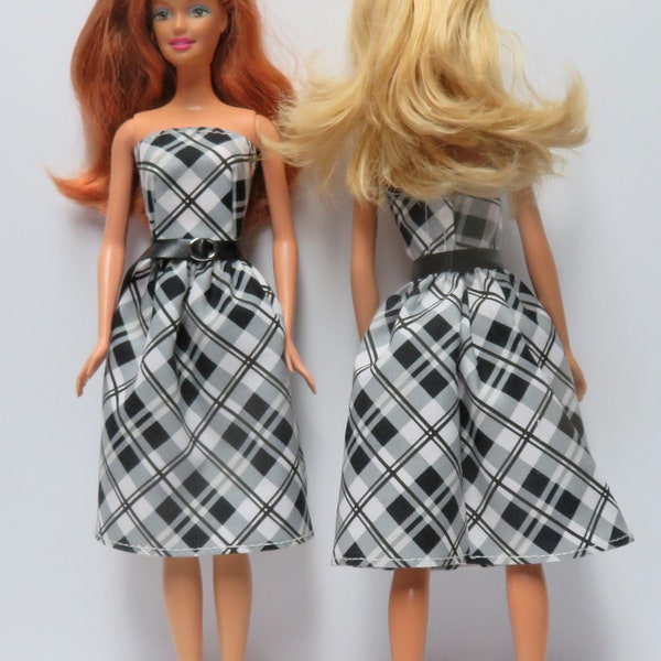 Barbie Plaid Dress - Etsy