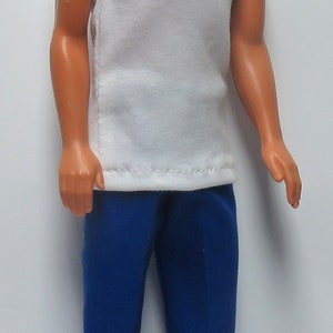 12 Inch Male Doll Long Pants and Tee Shirts - Etsy
