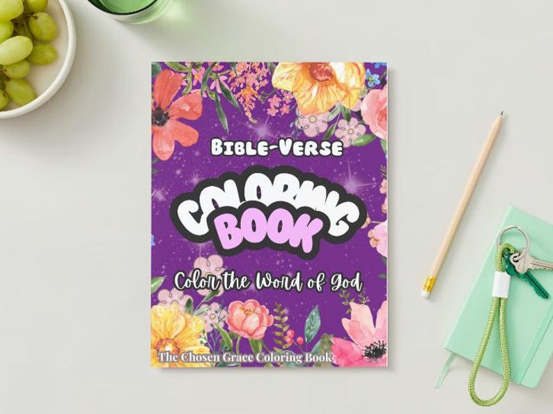 The Chosen Grace Bible-verse Coloring Book & Devotional - Etsy