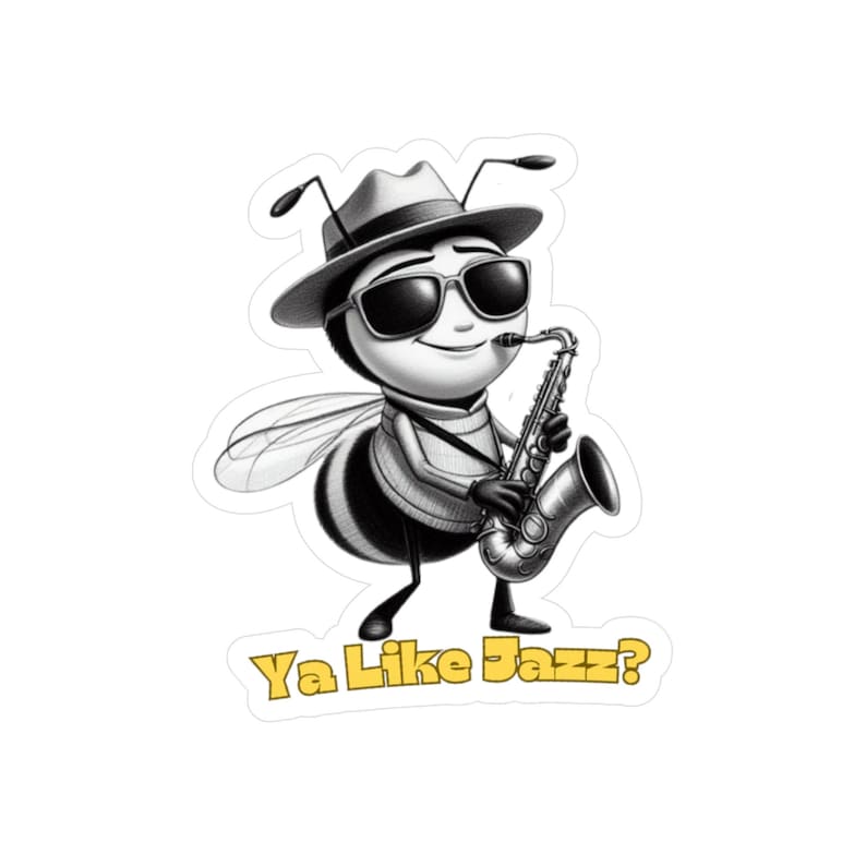 Funny Bee Movie Sticker, UV and Water Resistant Kiss-cut Vinyl Decal - Etsy