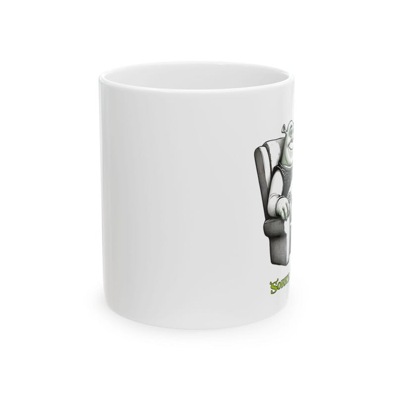 Shrek Ceramic Mug, Funny Shrek Design, 11oz Cup for Tea or Coffee ...
