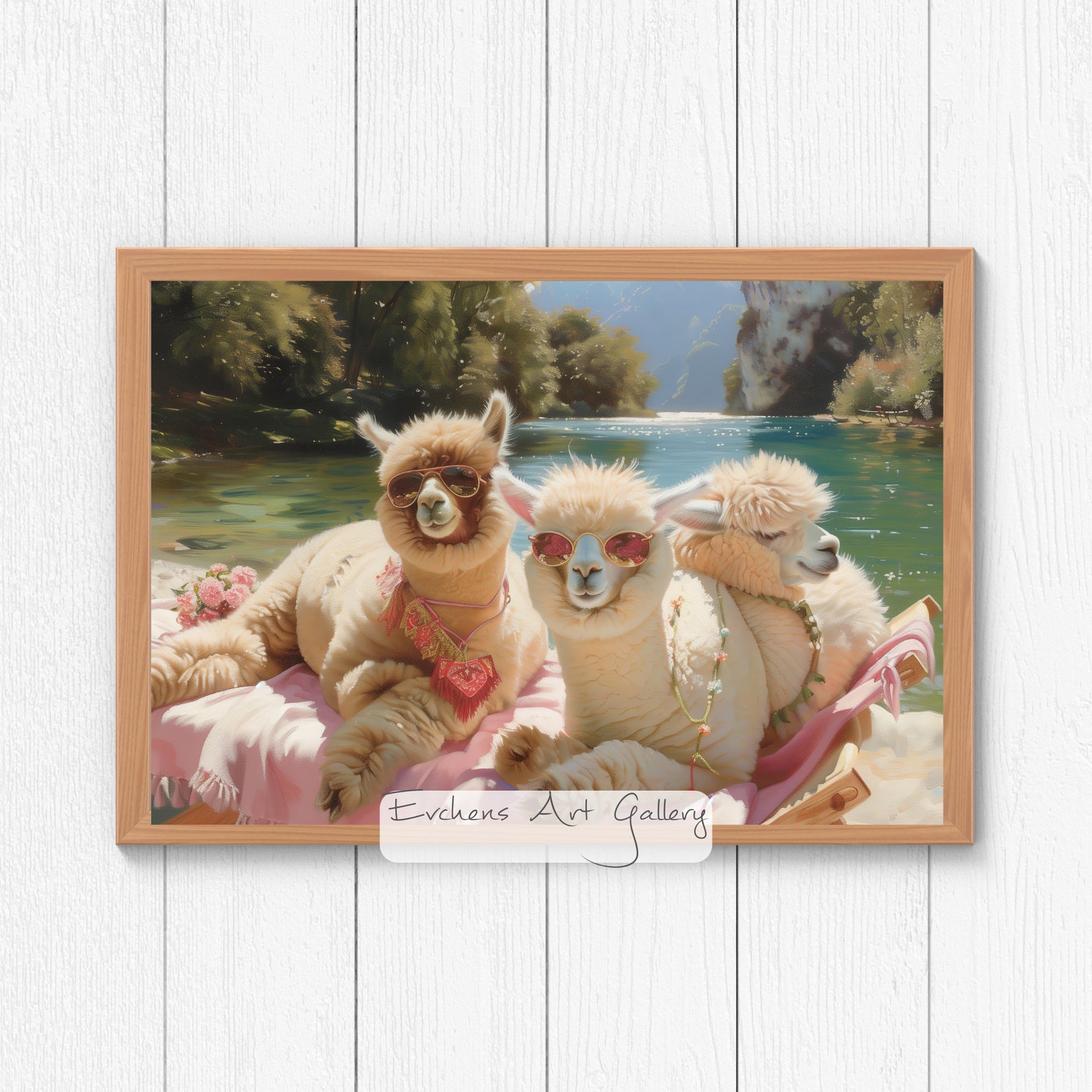 Stylish Alpacas by Sunny Lakeside, Summer Vibe, Animal Photography ...