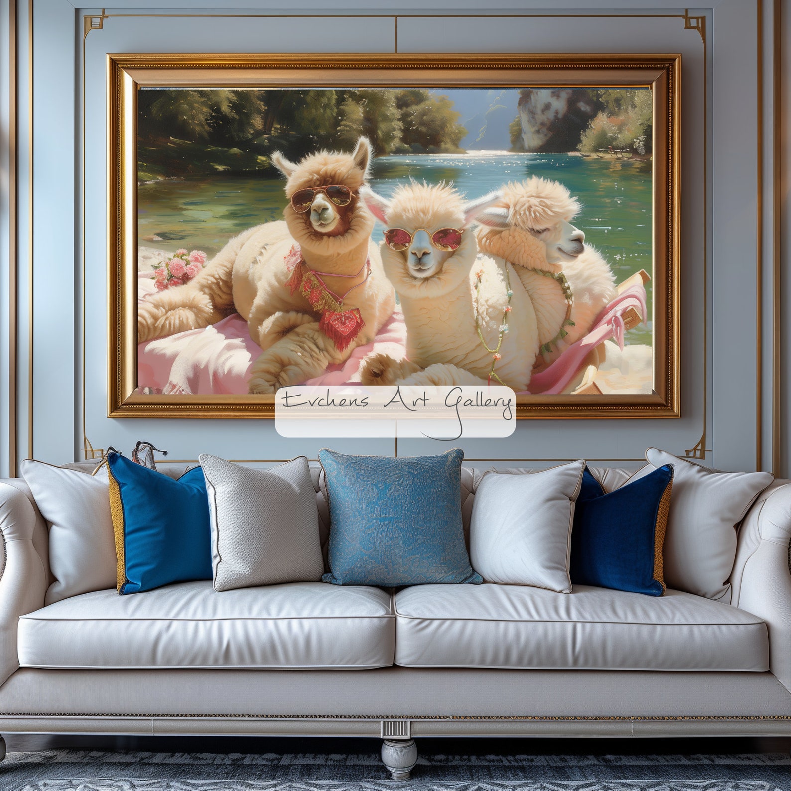 Stylish Alpacas by Sunny Lakeside, Summer Vibe, Animal Photography ...