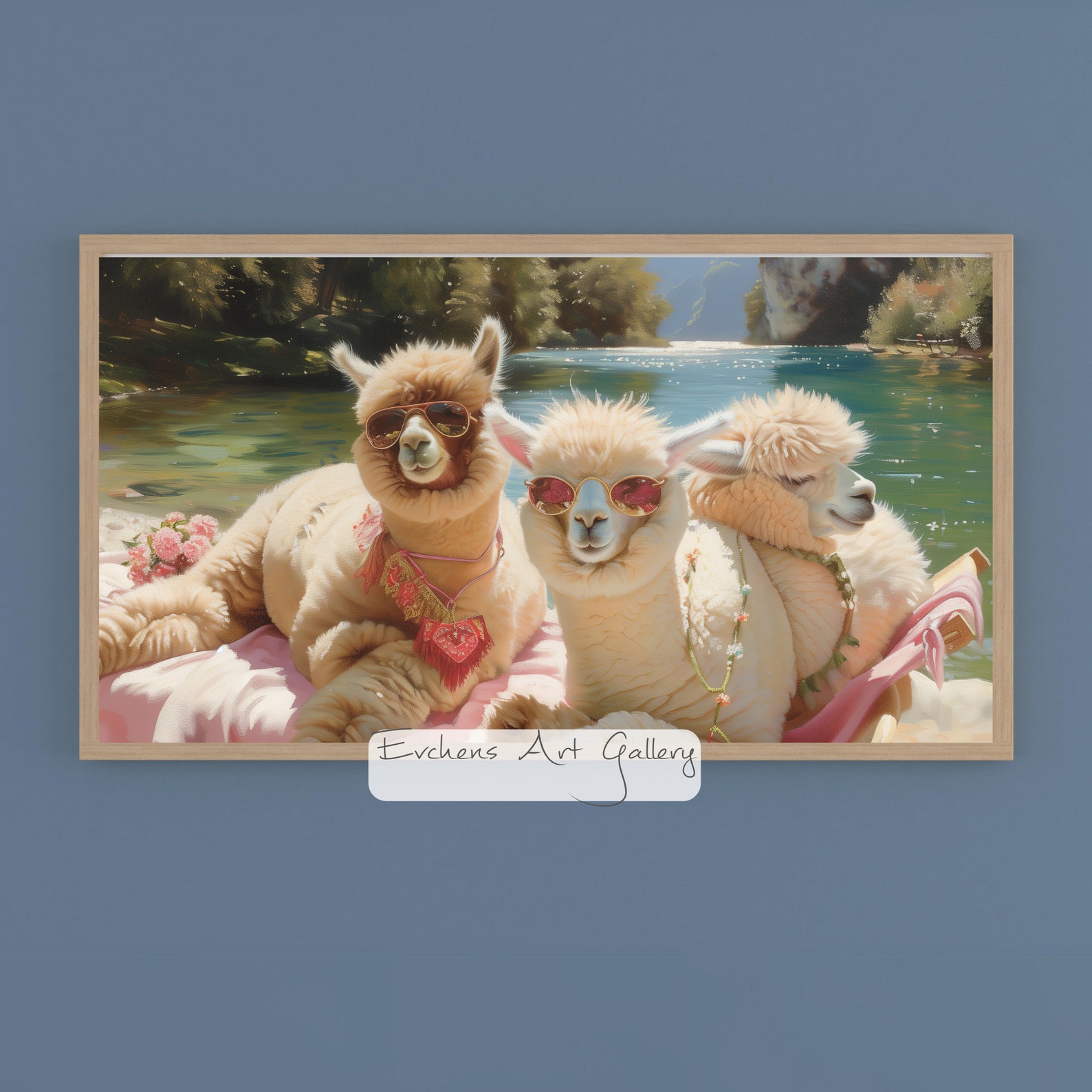 Stylish Alpacas by Sunny Lakeside, Summer Vibe, Animal Photography ...