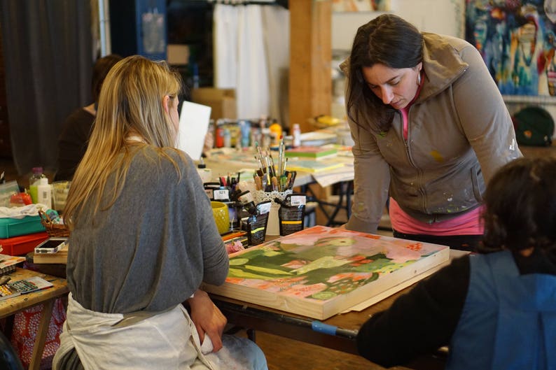 Private 1 Hour Art Lesson With Jennifer Mercede - Etsy