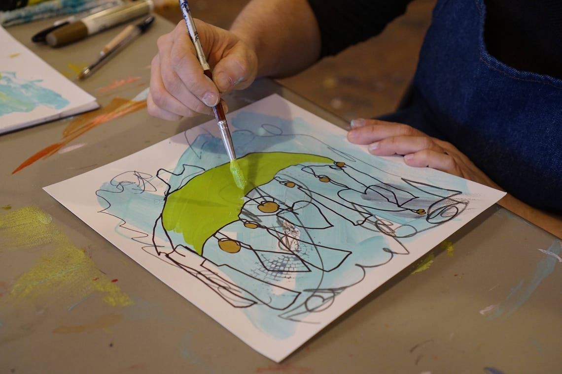 Private 1 Hour Art Lesson With Jennifer Mercede - Etsy